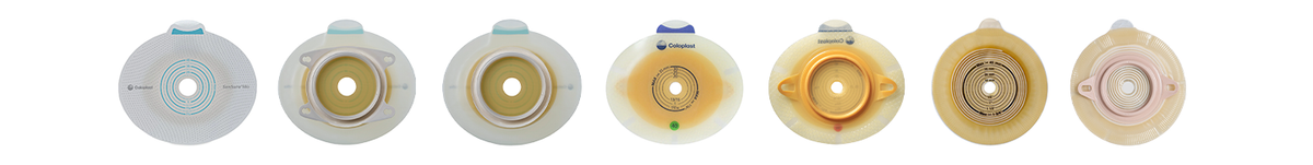 Coloplast Flat Ostomy Baseplates or Skin Barriers